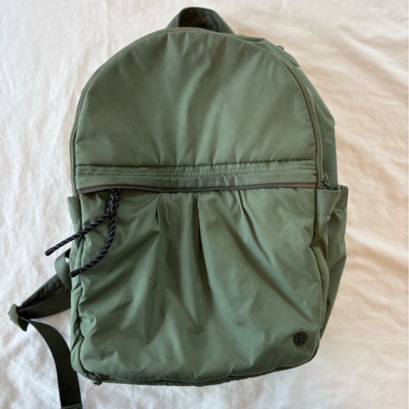 lululemon athletica | Bags | Lululemon Pack It Up Backpack In Green ...